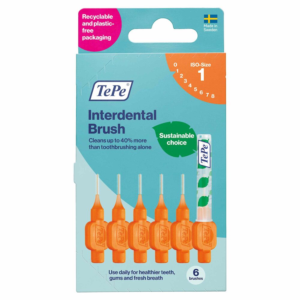 TePe® Interdental Brushes Original Orange - Carton Pack – TePe Oral ...