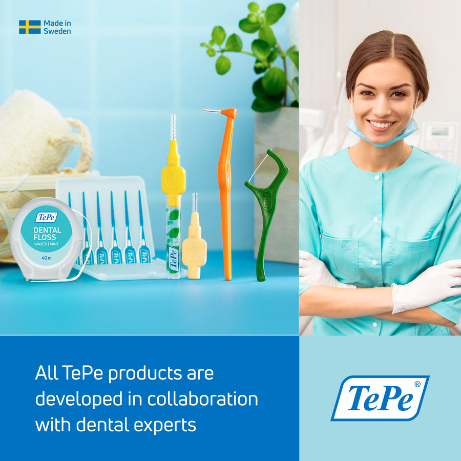 TePe® Interdental Brushes Original Blue - 0.6 mm (ISO 3) – TePe Oral ...