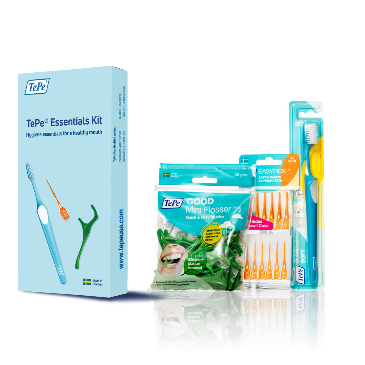 TePe® Essentials Kit for a healthy mouth - TePe USA – TePe Oral Health ...