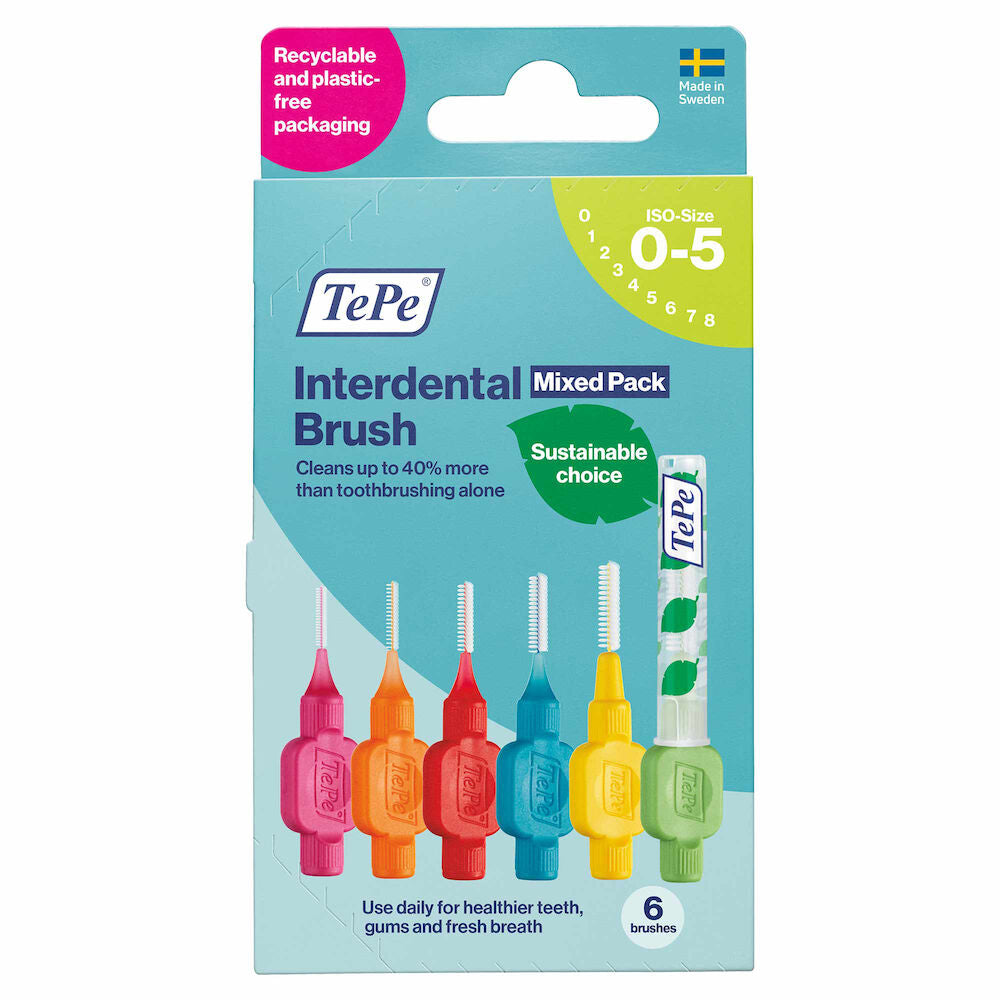 TePe® Interdental Brushes Original Carton - Mix (0-5) – TePe Oral ...