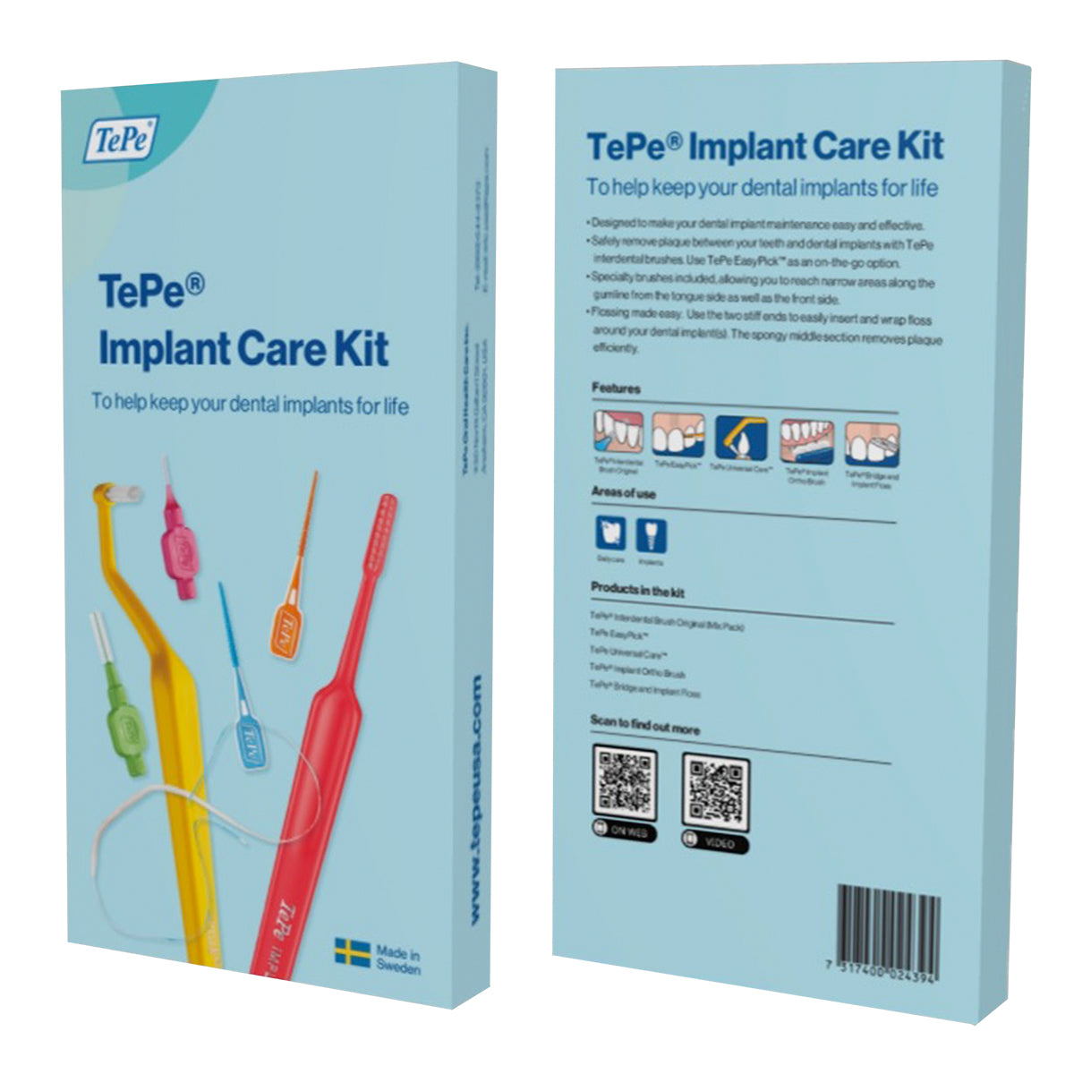 TePe Implant Care Kit - Special Tools for Dental Implant Care – TePe ...