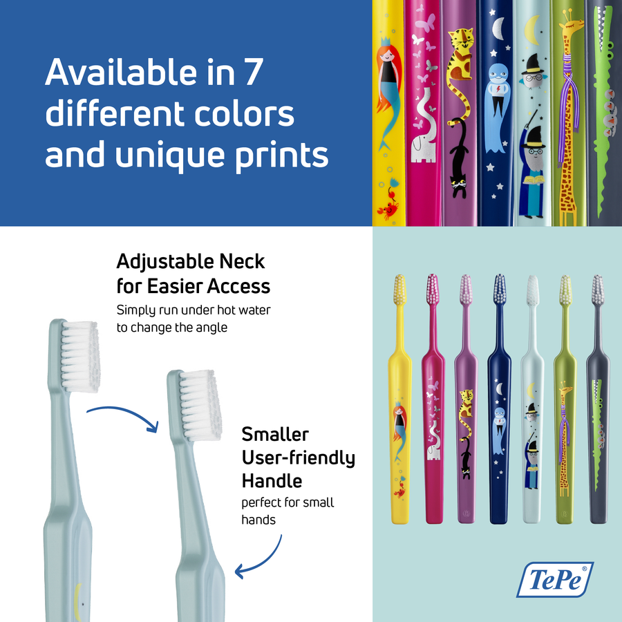 Kids Toothbrush | TePe Kids™ – TePe Oral Health Care, Inc.