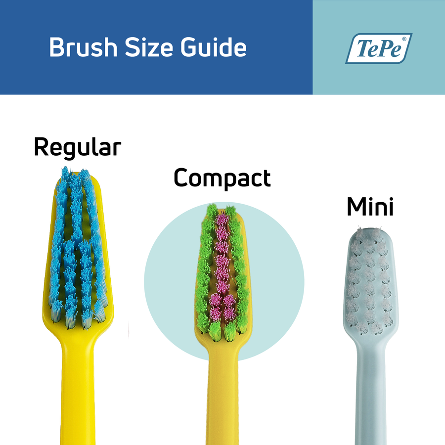 Small Toothbrush | TePe Select Compact – TePe Oral Health Care, Inc.