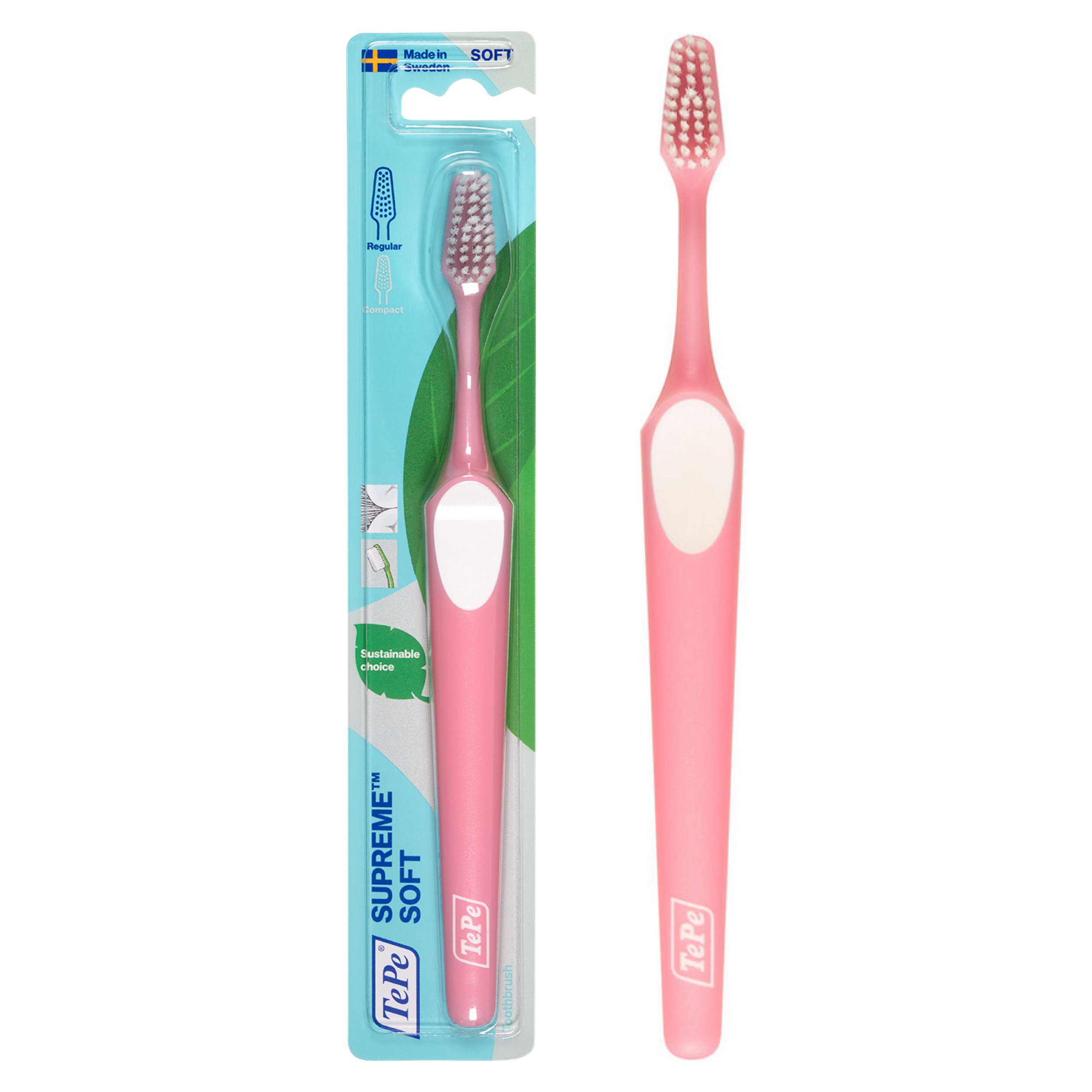 Soft Toothbrush | TePe Supreme Toothbrush – TePe Oral Health Care, Inc.