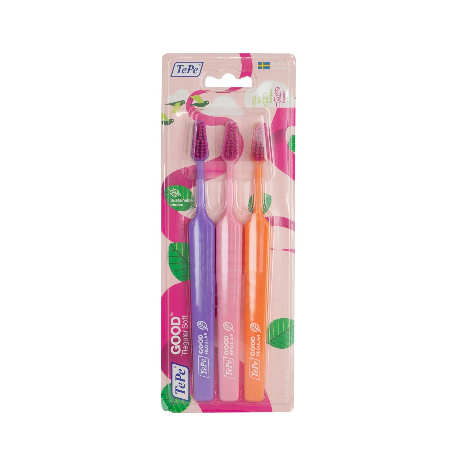 Pink Ribbon TePe GOOD™ Regular Soft 3-pack – TePe Oral Health Care, Inc.