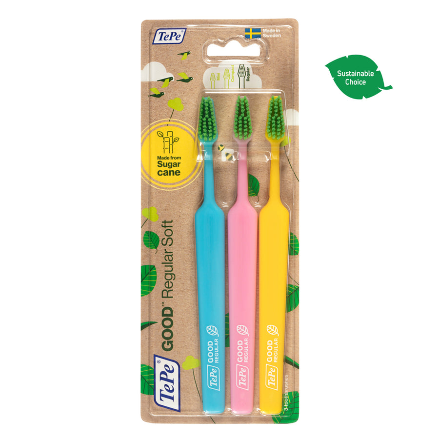 TePe GOOD™ Regular Soft 3-Pack – TePe Oral Health Care, Inc.